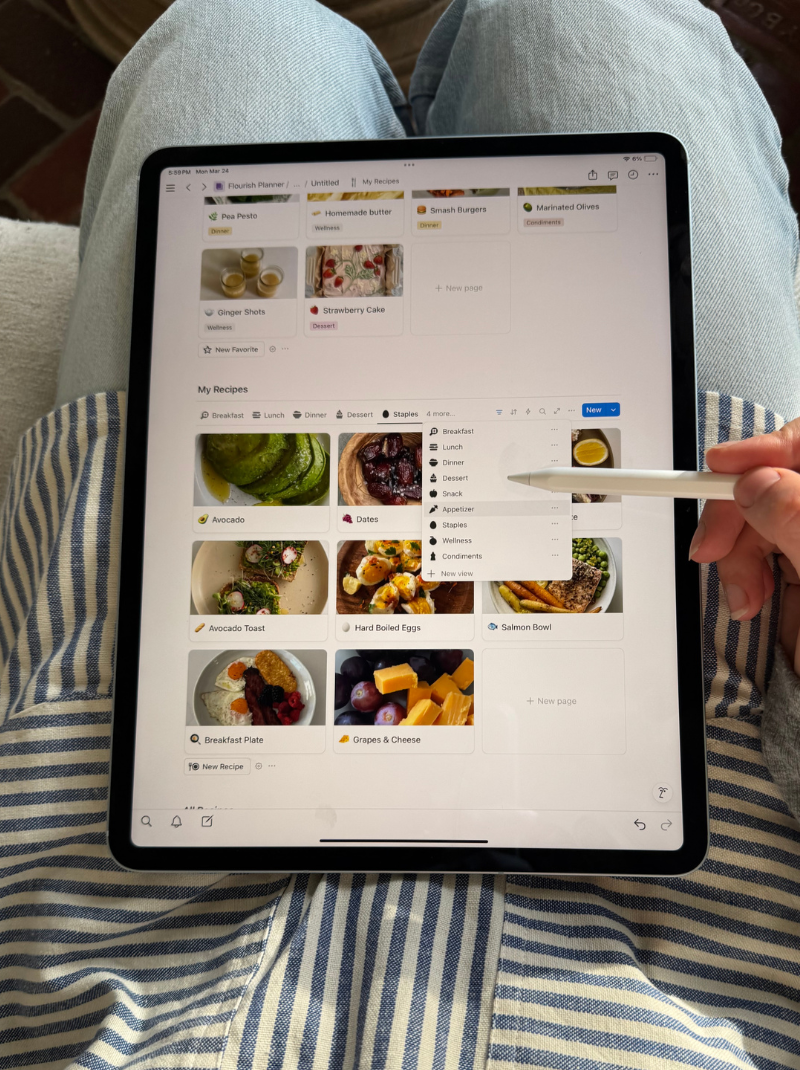 Notion Meal Planner – Flourish Planner