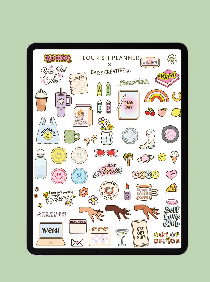 Digital Planner Stickers – Flourish Planner