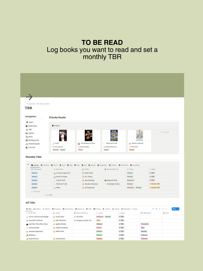 Notion Book Tracker – Flourish Planner
