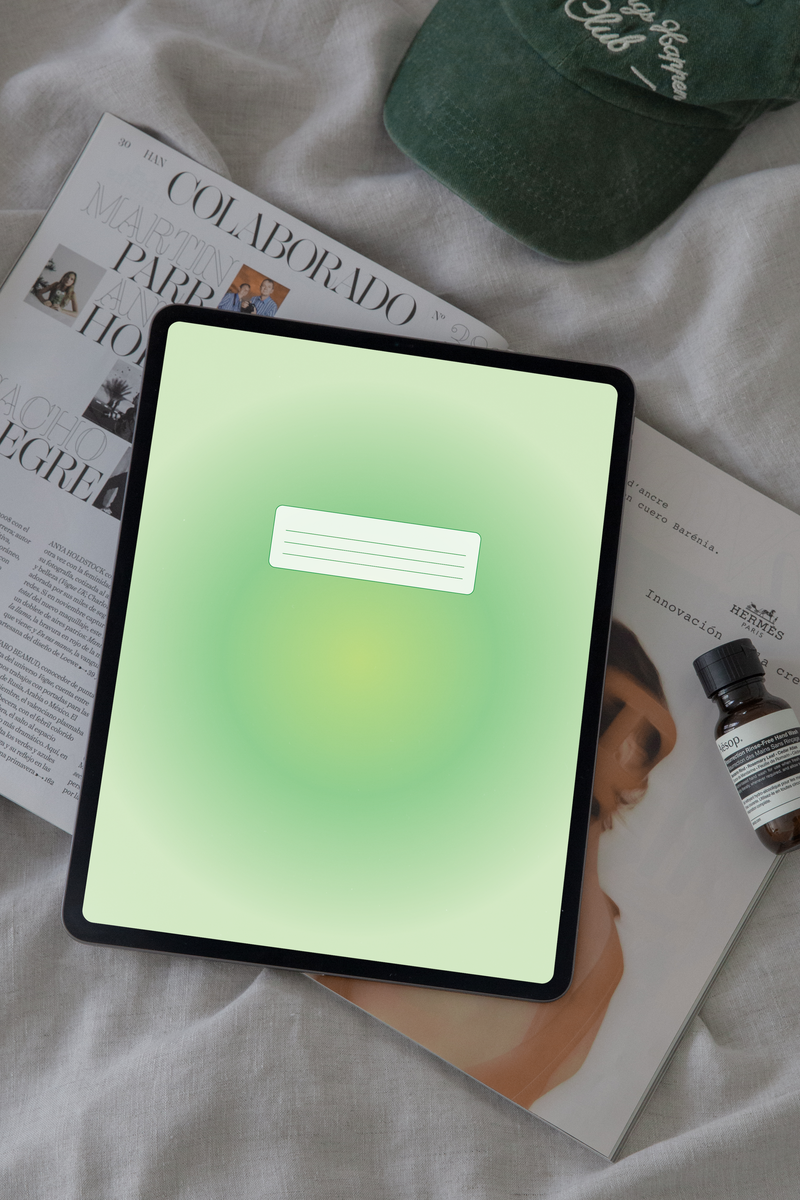 Green Digital Notebook Covers – Flourish Planner