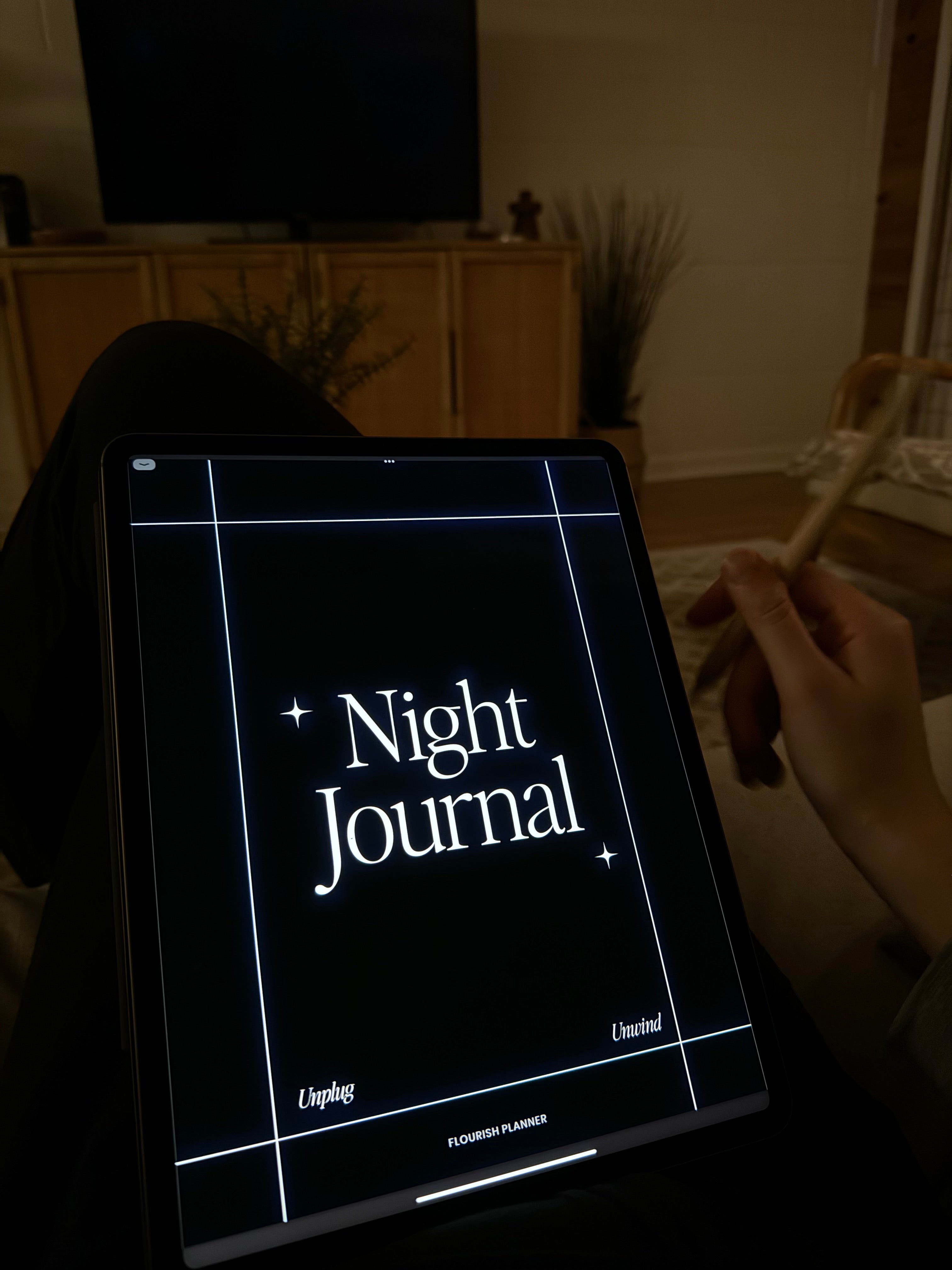 Digital Night Journal – Flourish Planner