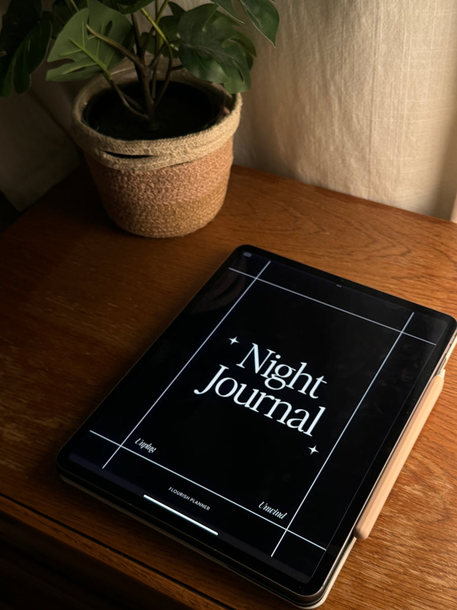 Digital Night Journal – Flourish Planner